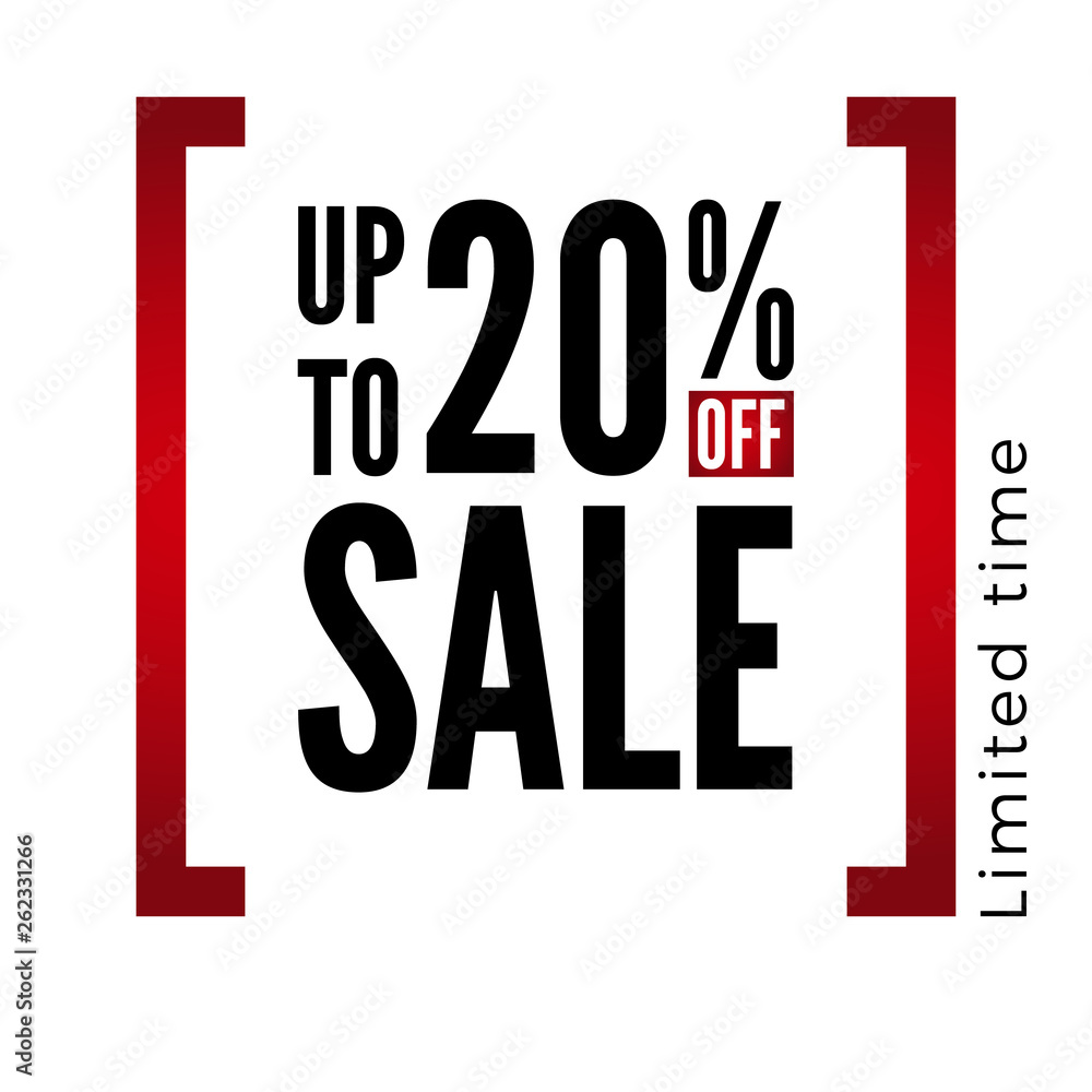 Percentage Off Signs