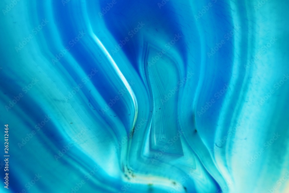 Agate stone macro background.blue agate stone slice texture.Natural ...