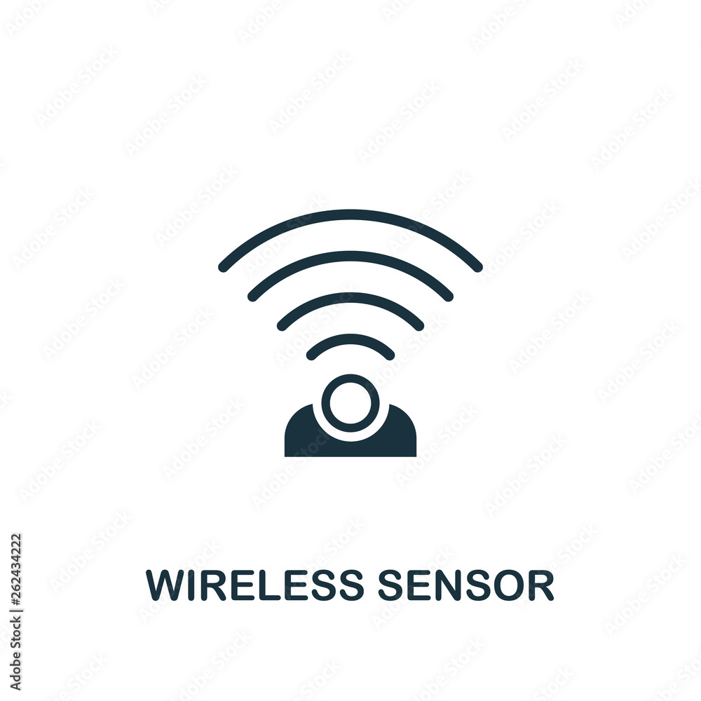 Wireless Sensor Icon Creative Element Design From Smart Home Icons Collection Pixel Perfect