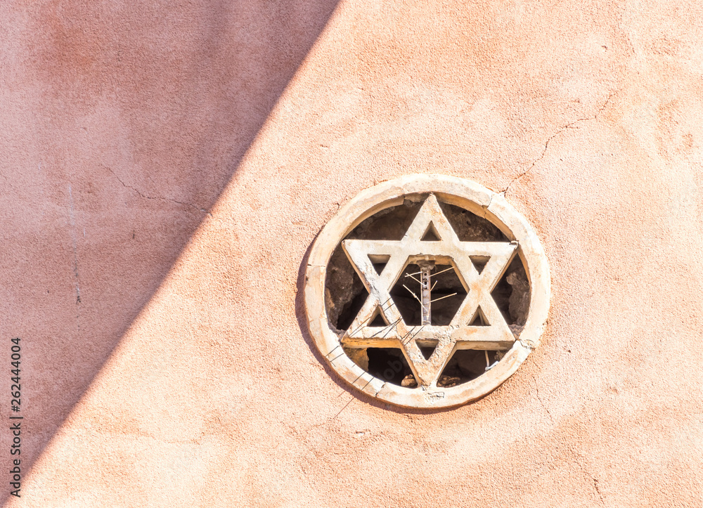 Star of David Embedded in the Wall of a Medieval Synagogue In Sicily ...