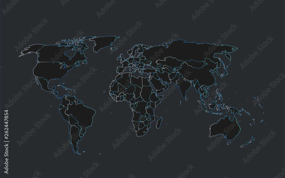 Cartoon pictures of world map infographic template on background. All ...
