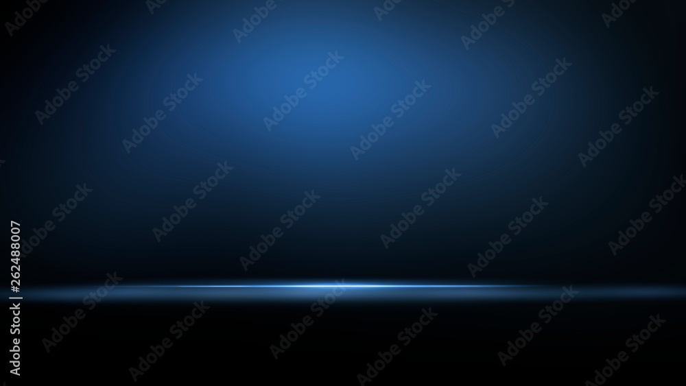 Empty black studio room. Dark background. Abstract dark empty studio ...