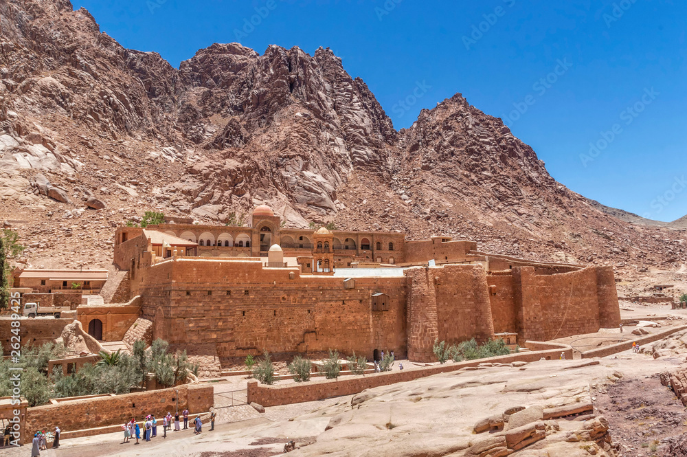 St. Catherine s Monastery was founded in 330 at the foot of Mount Sinai ...