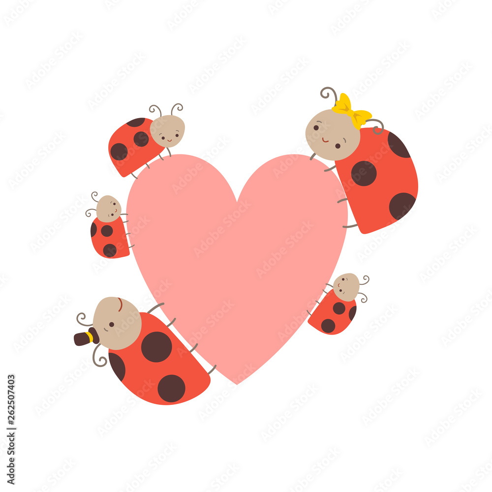 Happy Lady Bug Clipart