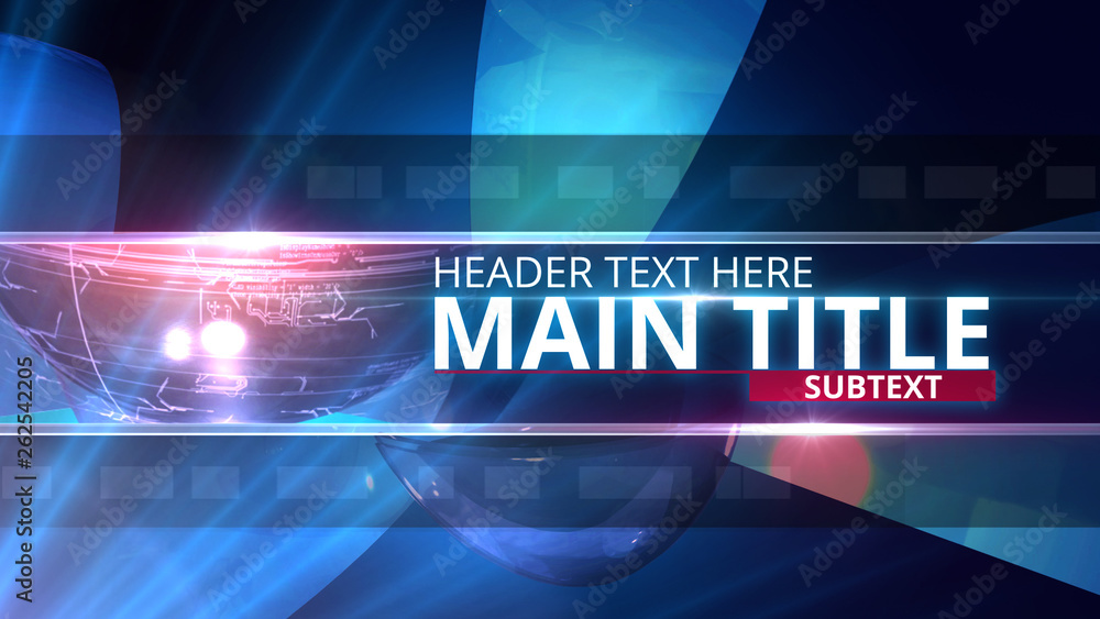 Corporate Film Strip Title Stock Template | Adobe Stock