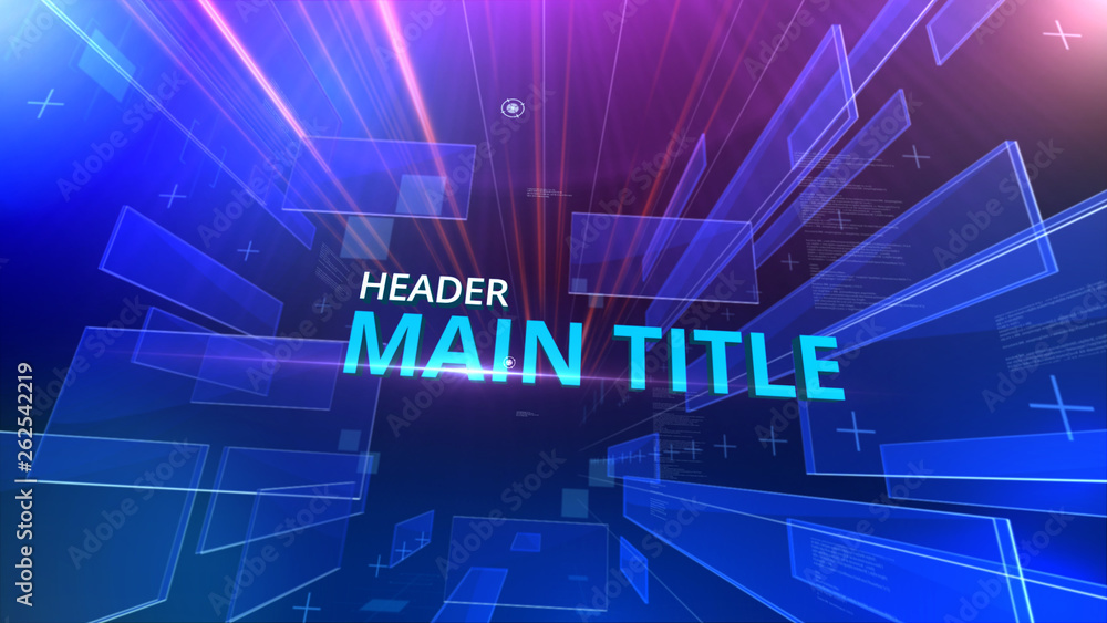 Corporate Rectangles Title Stock Template | Adobe Stock