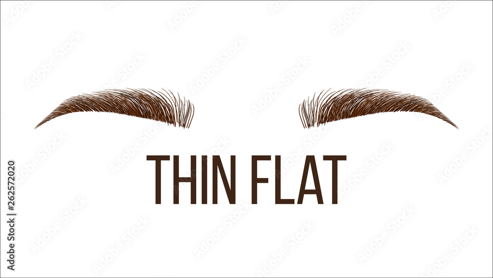 Flat Eyebrows