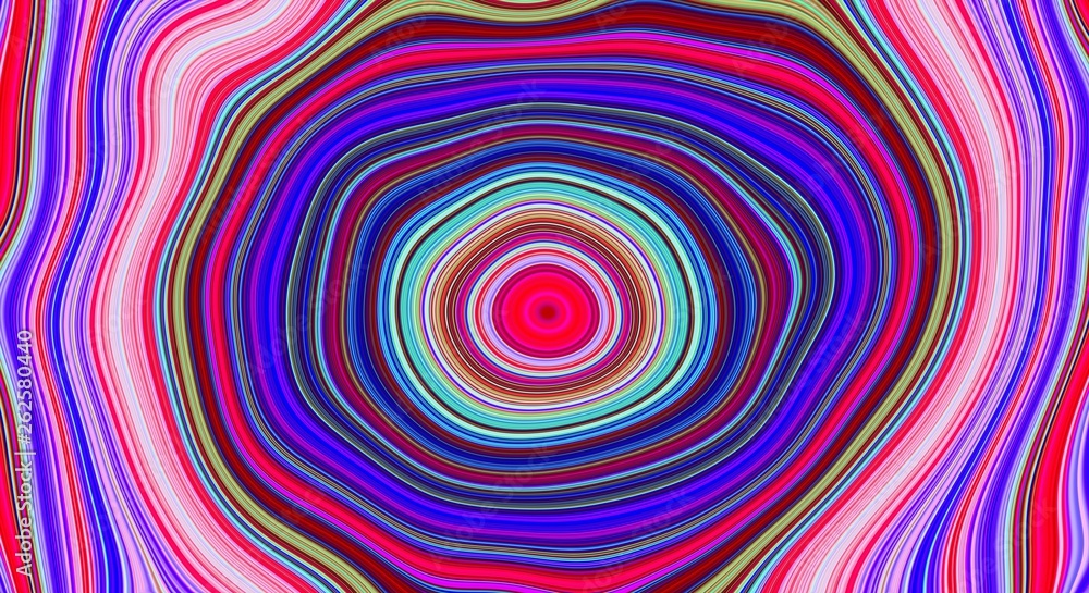 Psychedelic abstract pattern and hypnotic background for trend art ...