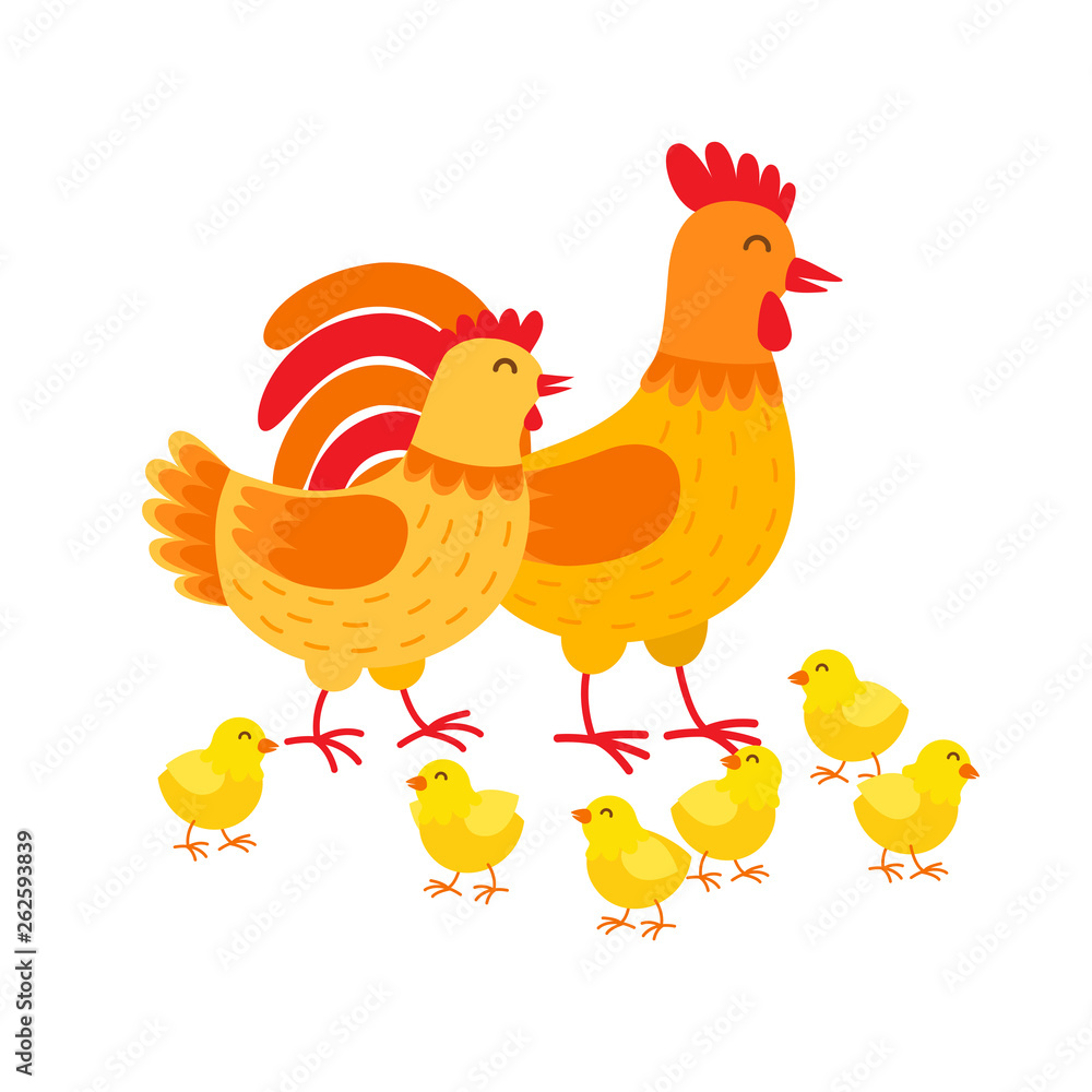 Cute Animated Chickens