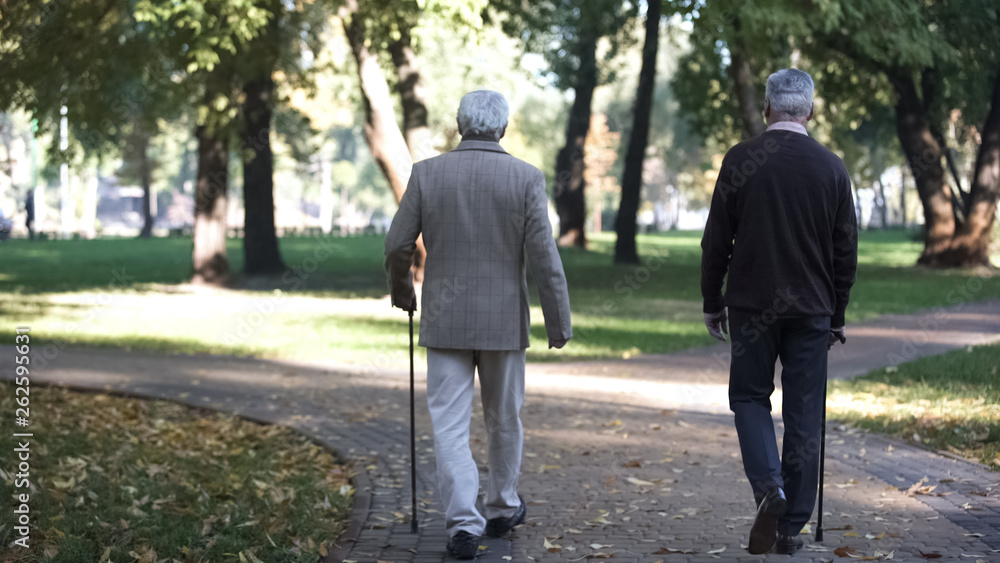 Elderly People Walking