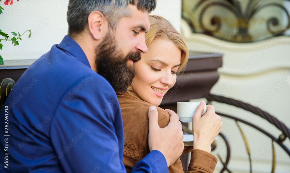 Married lovely couple relaxing together. Happy together. Couple ...
