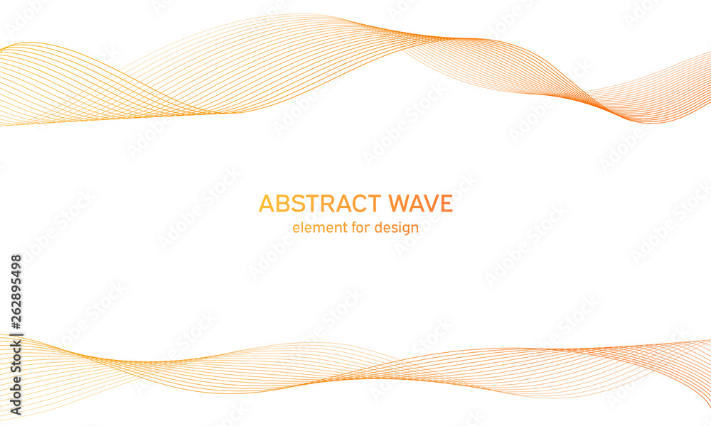 Abstract colorfull wave element for design. Digital frequency track ...