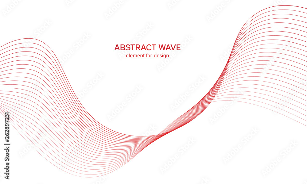 Abstract colorfull wave element for design. Digital frequency track ...