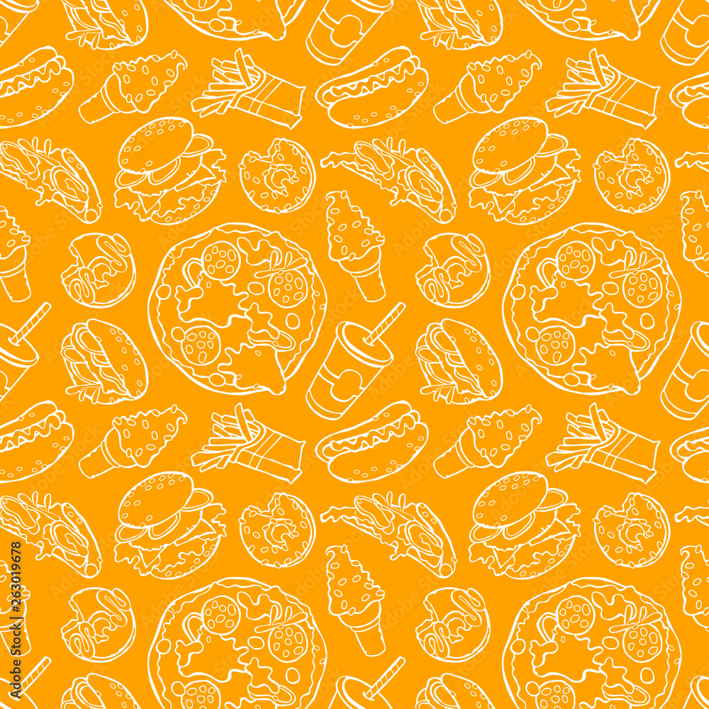 Food Pattern Wallpaper