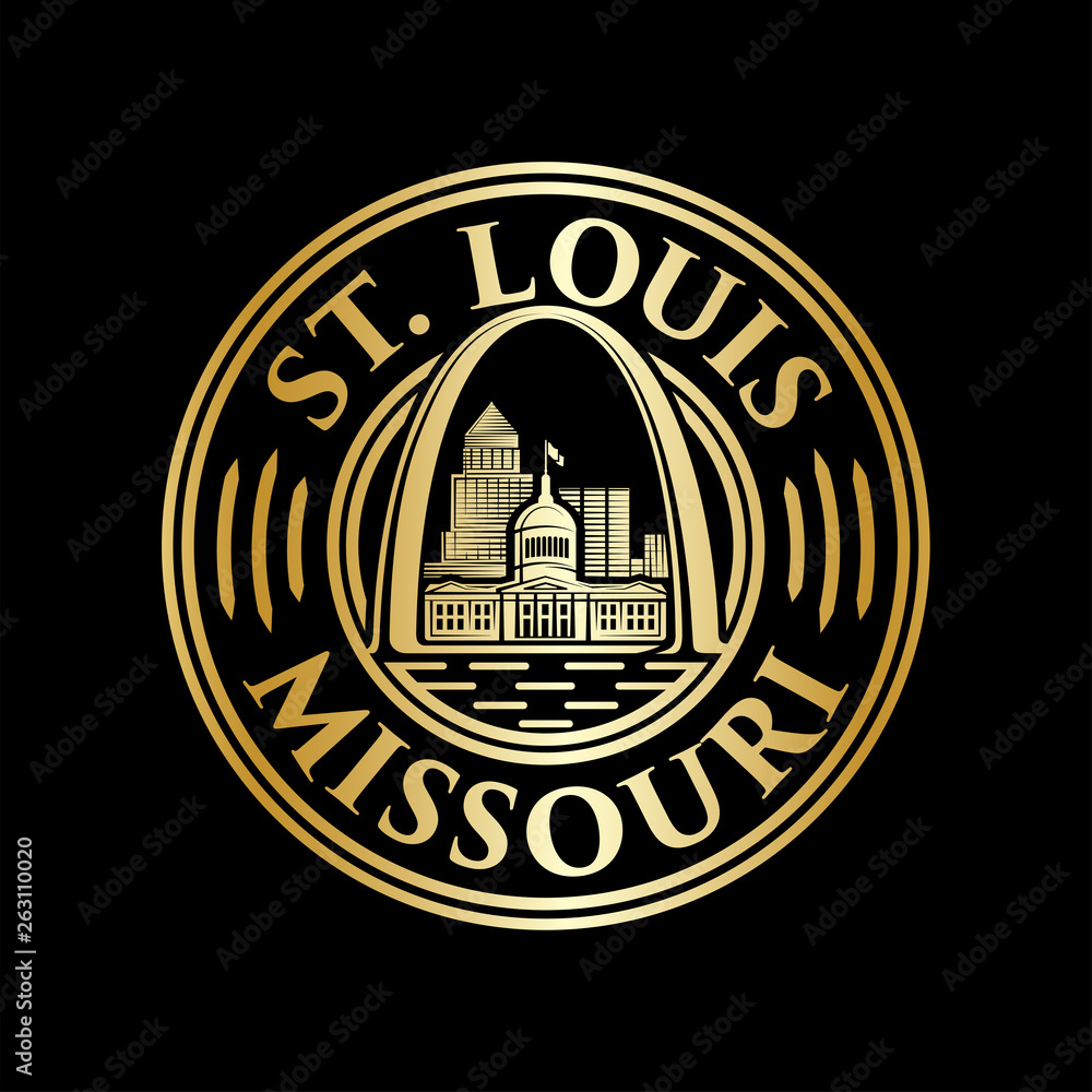 St. Louis logo. Saint Louis design template. Vector and illustrations ...