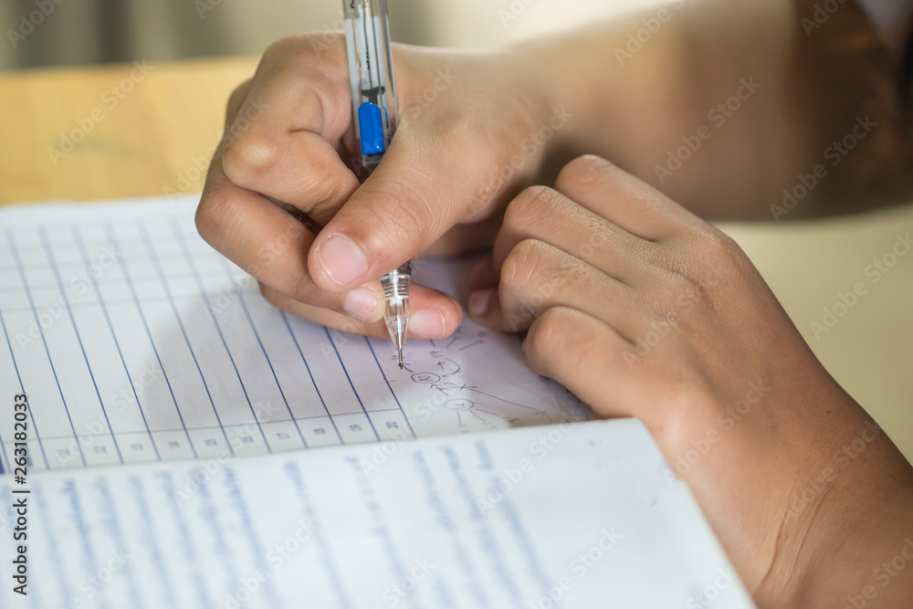 Education art practice concept : Man Hands high school, university ...