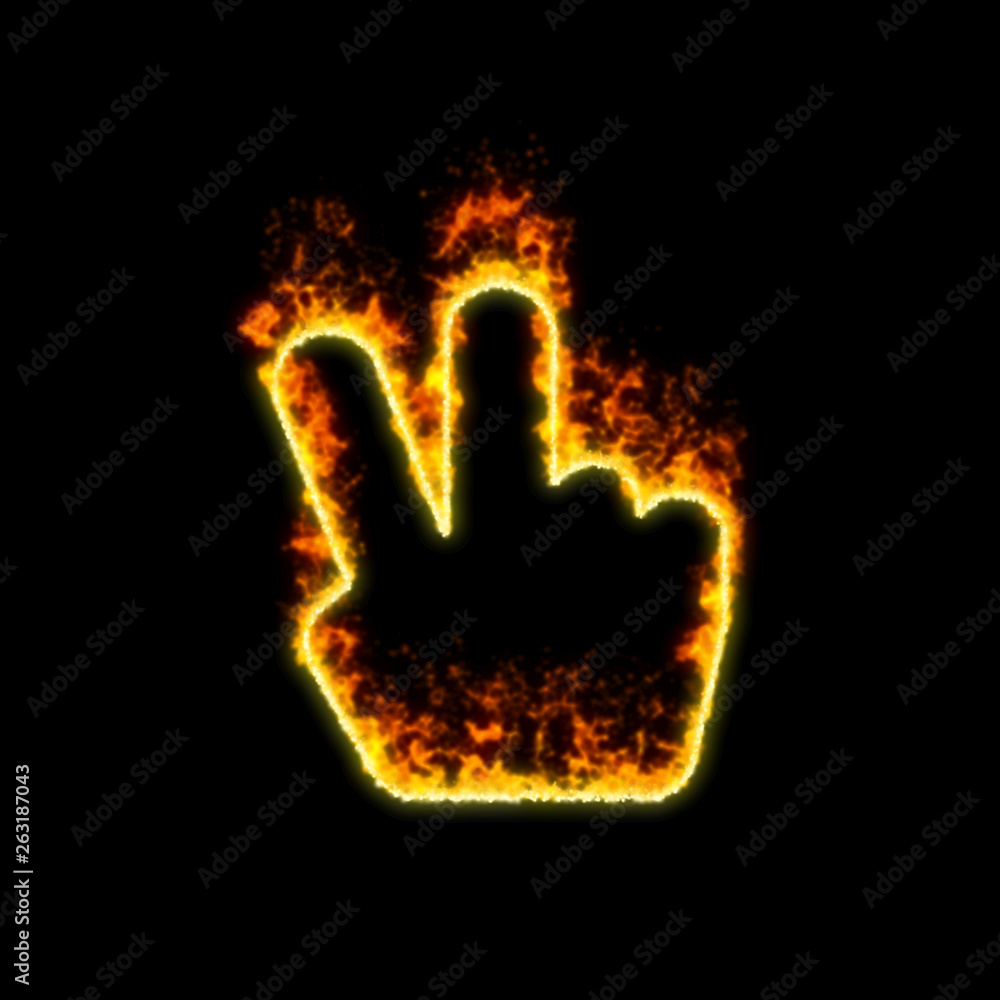 Catching Fire Hand Symbol