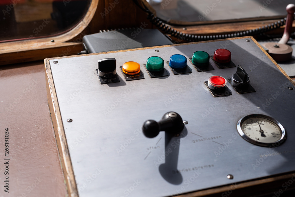 Mt.Rigi mountain train control room Stock Photo | Adobe Stock