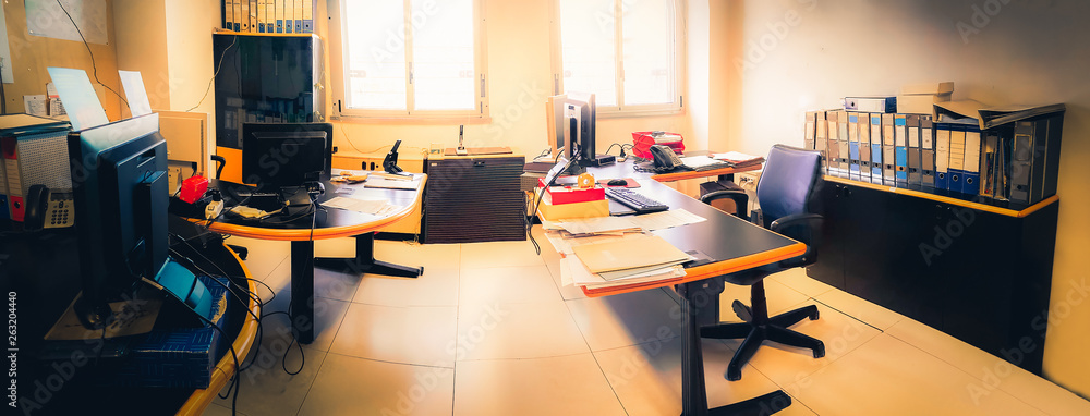 administrative office horizontal background old fashioned real ...