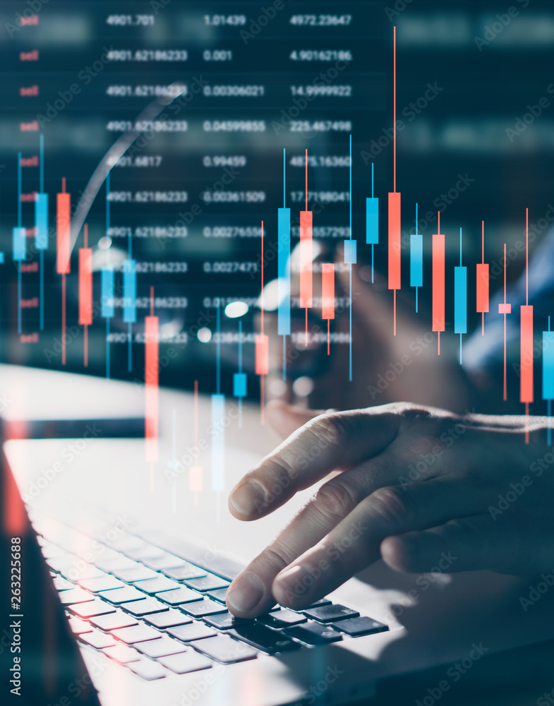 Foto de Trader at work do Stock | Adobe Stock