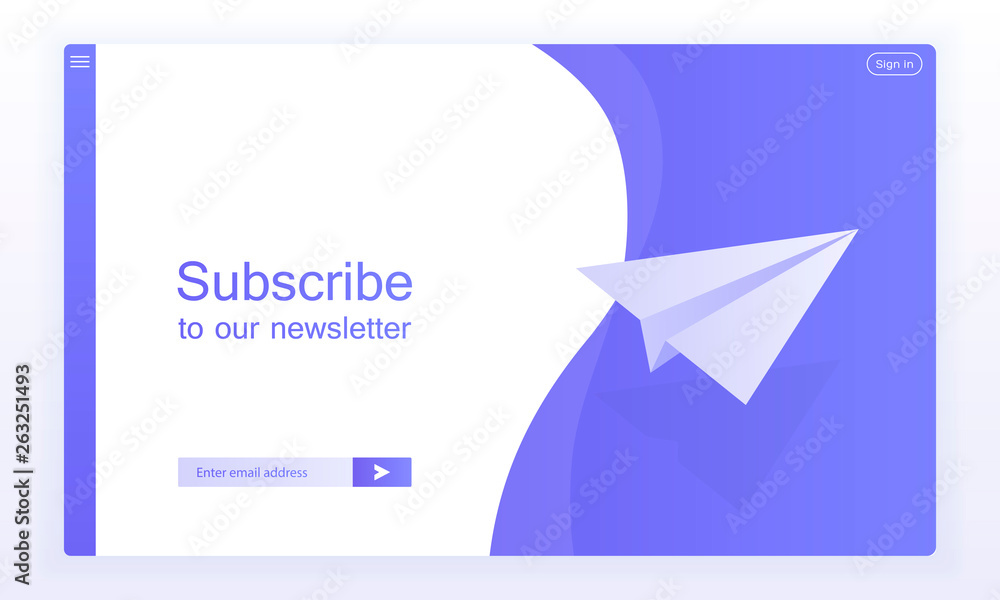 Newsletter Button For Website