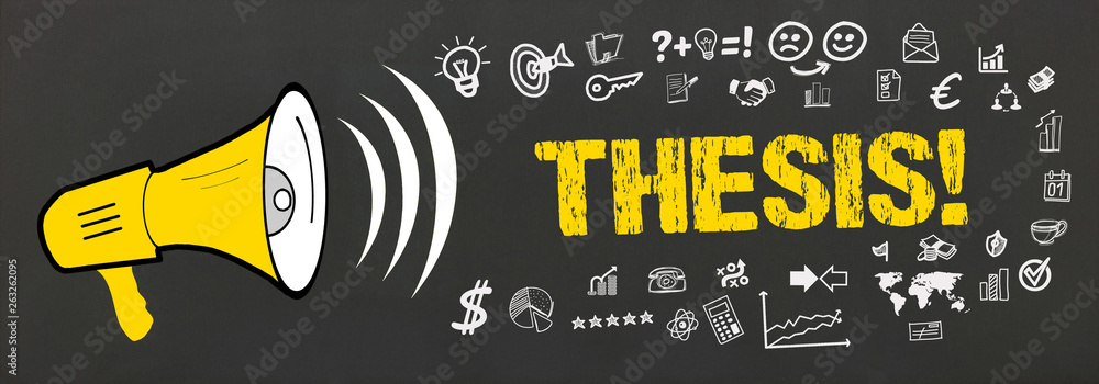 Thesis! Stock Illustration | Adobe Stock