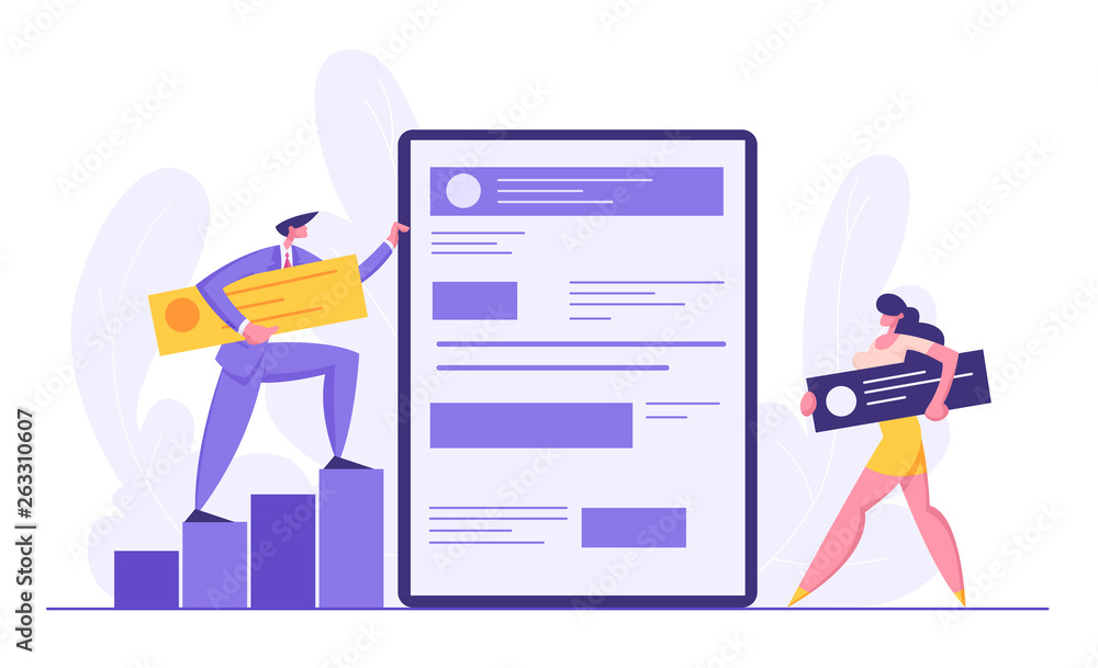 Web Software Development Concept. Developer Characters Build Website ...