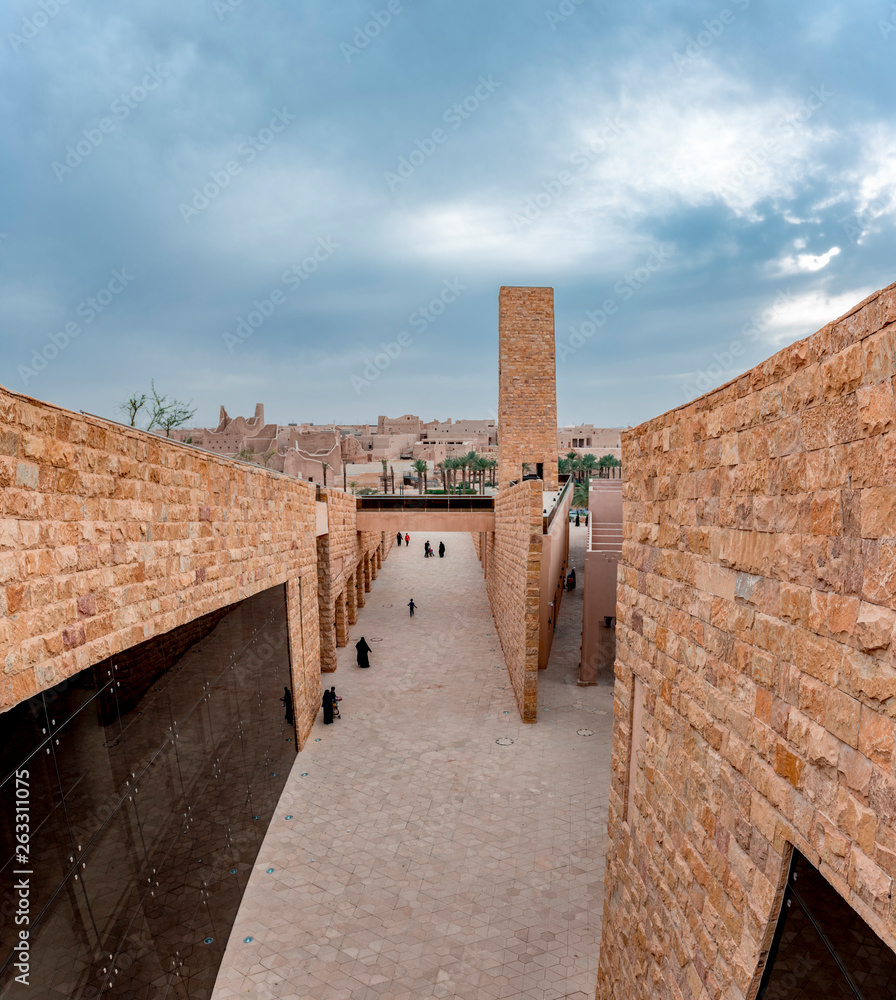 Diriyah Old city Panorama Daylight in the Morning , Al Bujairi , Riyadh ...