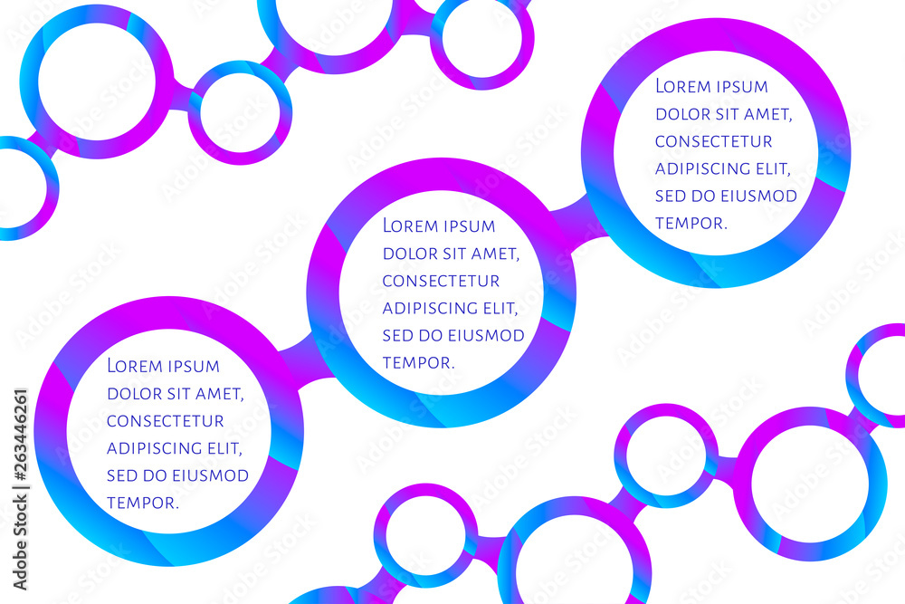 Futuristic Infographic timeline template with 3 options, steps and ...