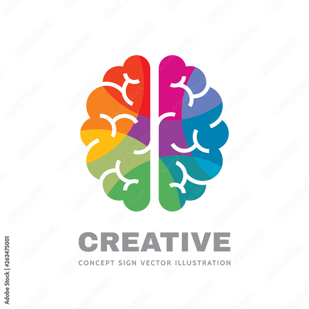 Creative idea - business vector logo template concept illustration ...