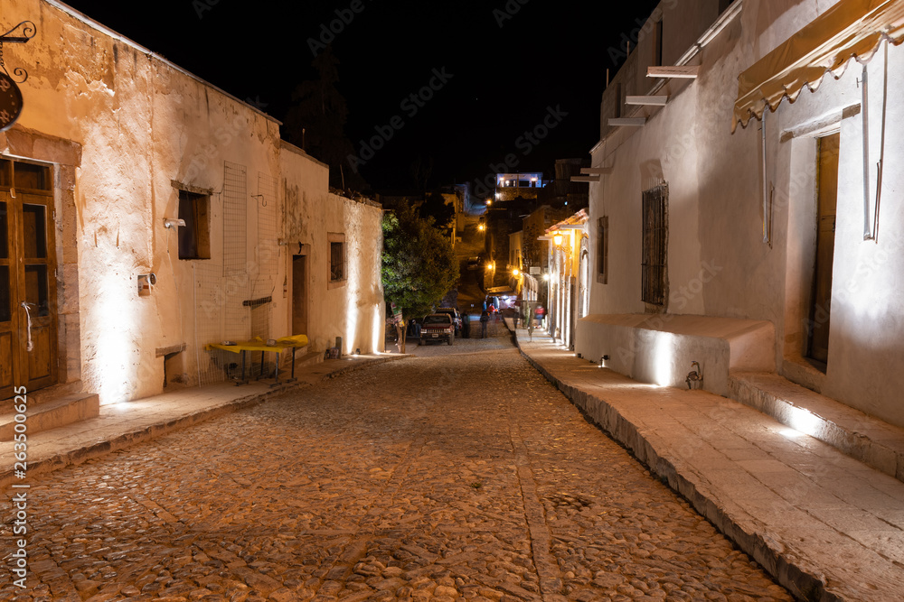 Ancient Street At Night