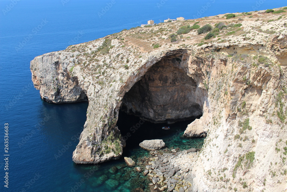 Blue Grotto - Malta Stock Photo | Adobe Stock
