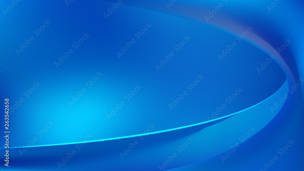 Blue Curve Background Stock Vector | Adobe Stock
