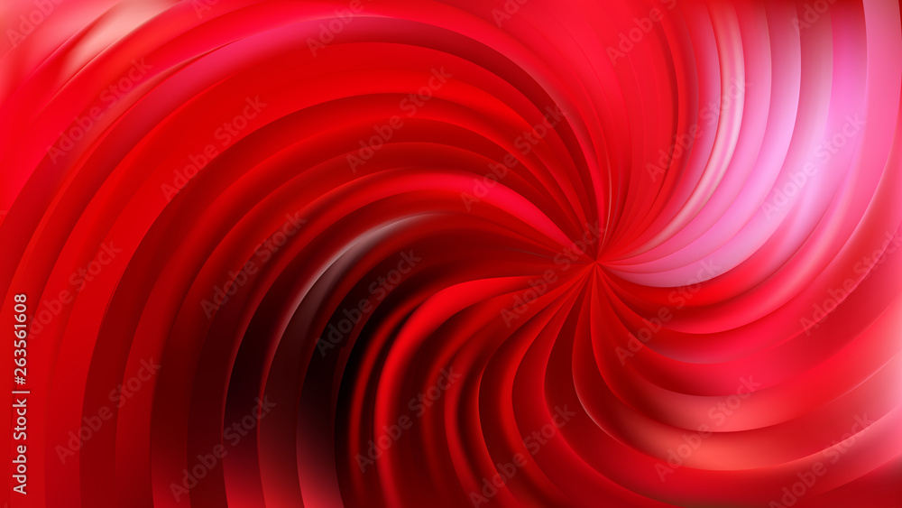 Abstract Red Swirl Background Vector Art Stock Vector | Adobe Stock
