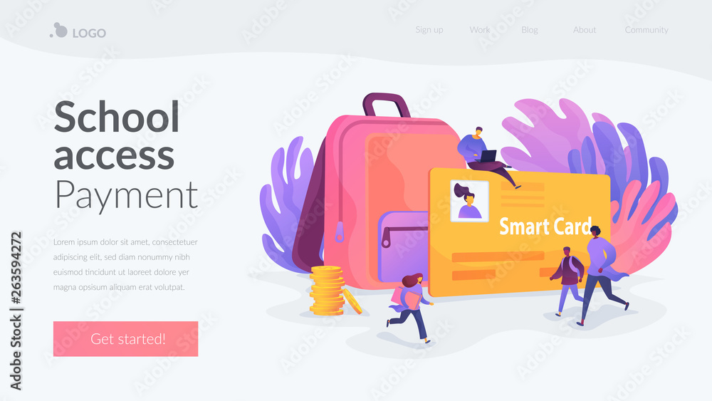 Vektorová grafika „Student profile, school attendance, student ...