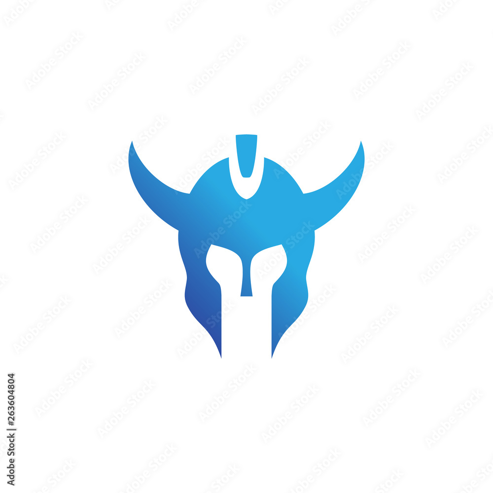 Blue Spartan Logo