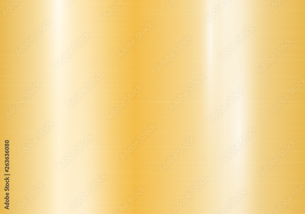 Colorful gold metallic gradient with a polished metal effect with ...