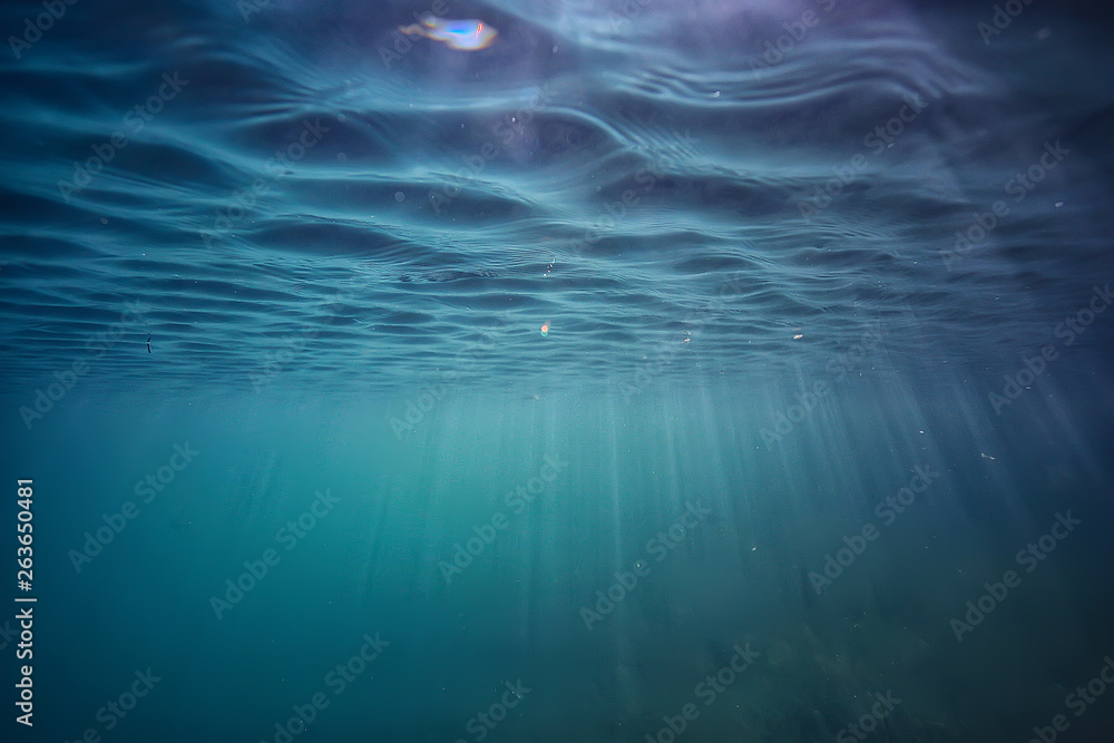lake background water underwater abstract / fresh water diving ...