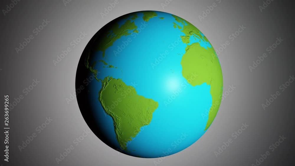 Graphic 3d animated earth showing the borders of the country Saudi ...