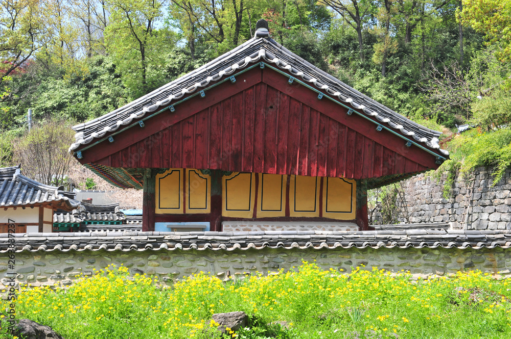 Korean Traditional Buddhist Temples Architecture Stock Photo | Adobe Stock
