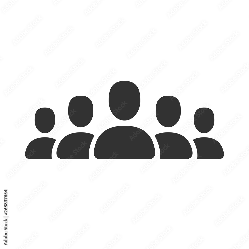 Group Human Icon Vector