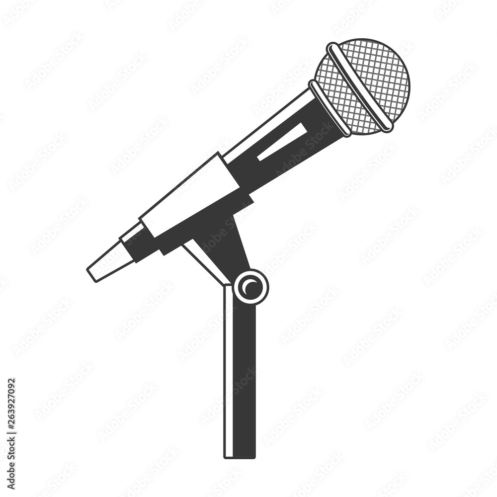 microphone sound icon Stock Vector | Adobe Stock