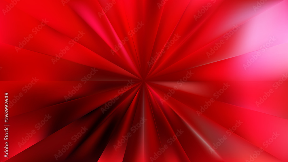 Red Sunburst Background Vector Art Stock Vector | Adobe Stock