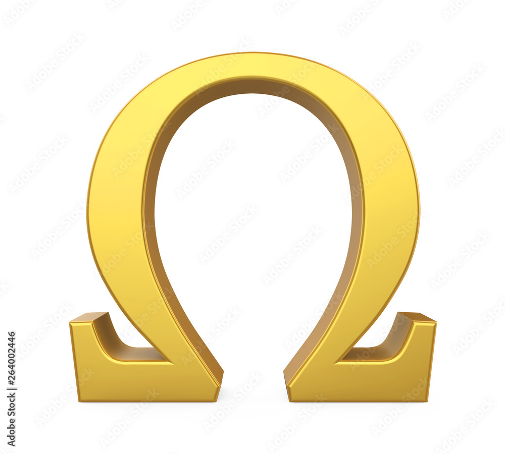 ภาพประกอบสต็อก Omega Symbol Isolated ภาพ | Adobe Stock