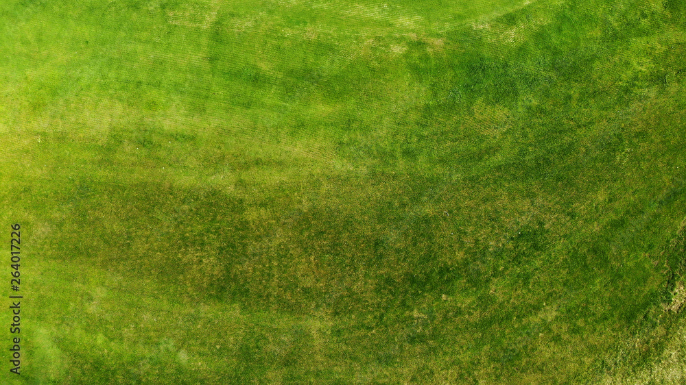 Aerial. Green grass texture background. Stock Photo | Adobe Stock