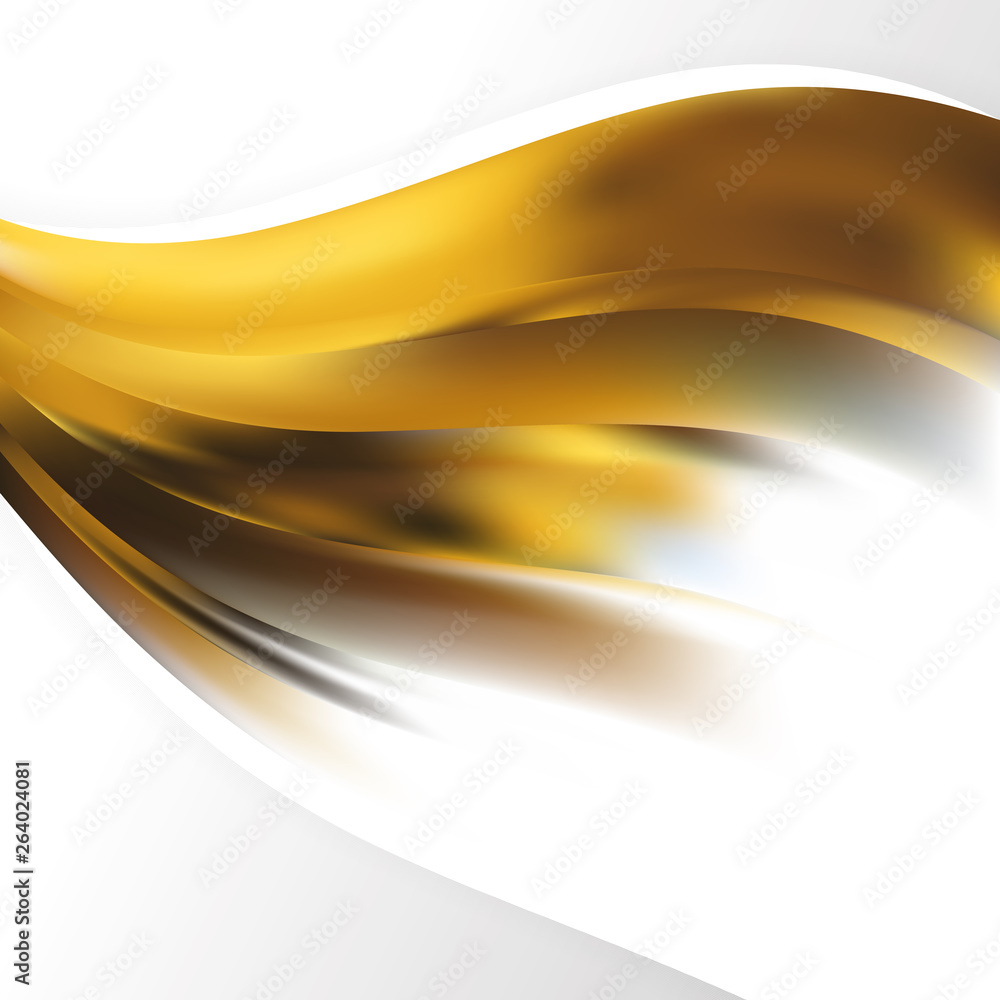 Abstract White and Gold Background Template Image Stock Vector | Adobe ...