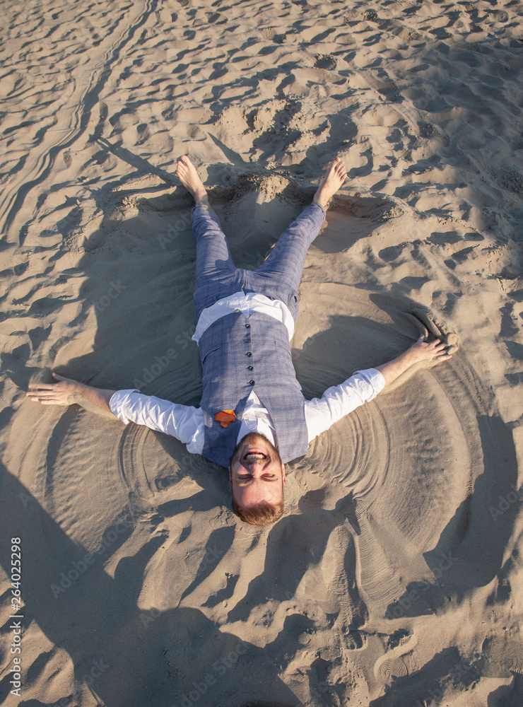 Snow Angels At The Beach