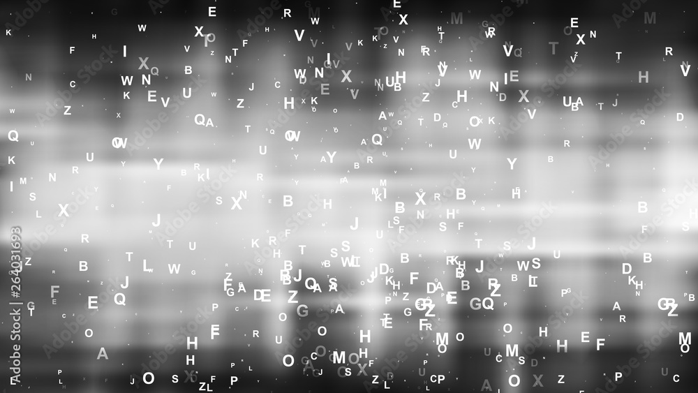 Random Letters Background