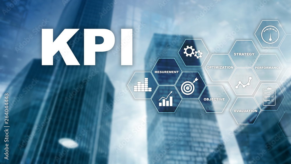 KPI - Key Performance Indicator. Business and technology concept ...