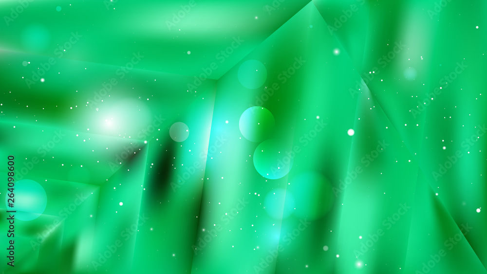 Abstract Emerald Green Background Illustration Stock Vector | Adobe Stock